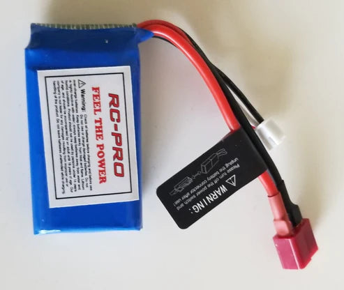 RC-Pro DESERT RUSH- THRASHER- LITTLE MONSTER 7.4V 850mAH Lipo - With D ...