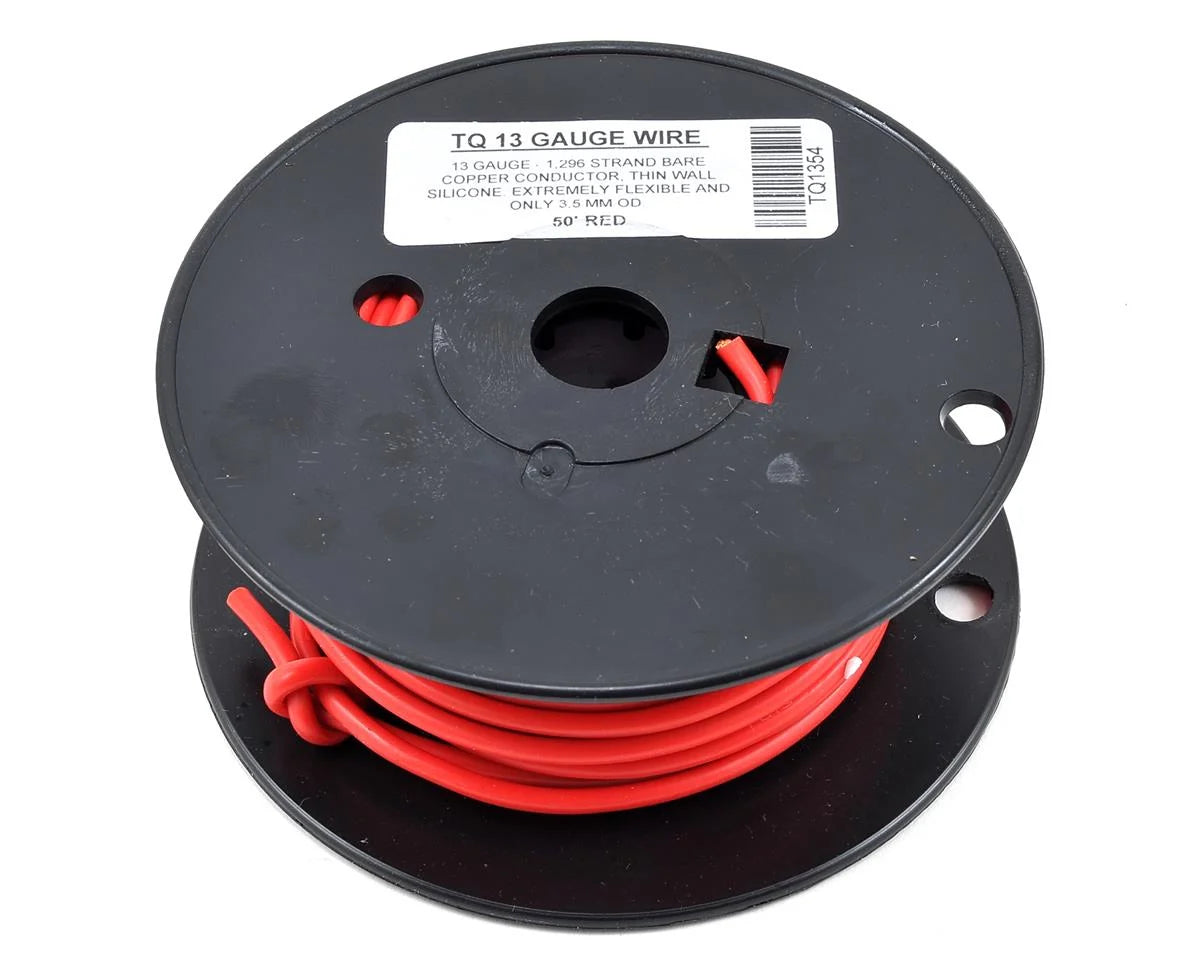 TQ Wire Silicone Wire (Red) (13AWG) $2.99/FT – Skycraft Hobbies
